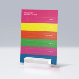 SHADES STICKERS CARD - STRUCTURA NEON COLLECTION - OA NAIL SYSTEM