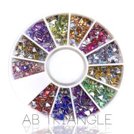 Carrousel de strass Triangle Multicolor AB